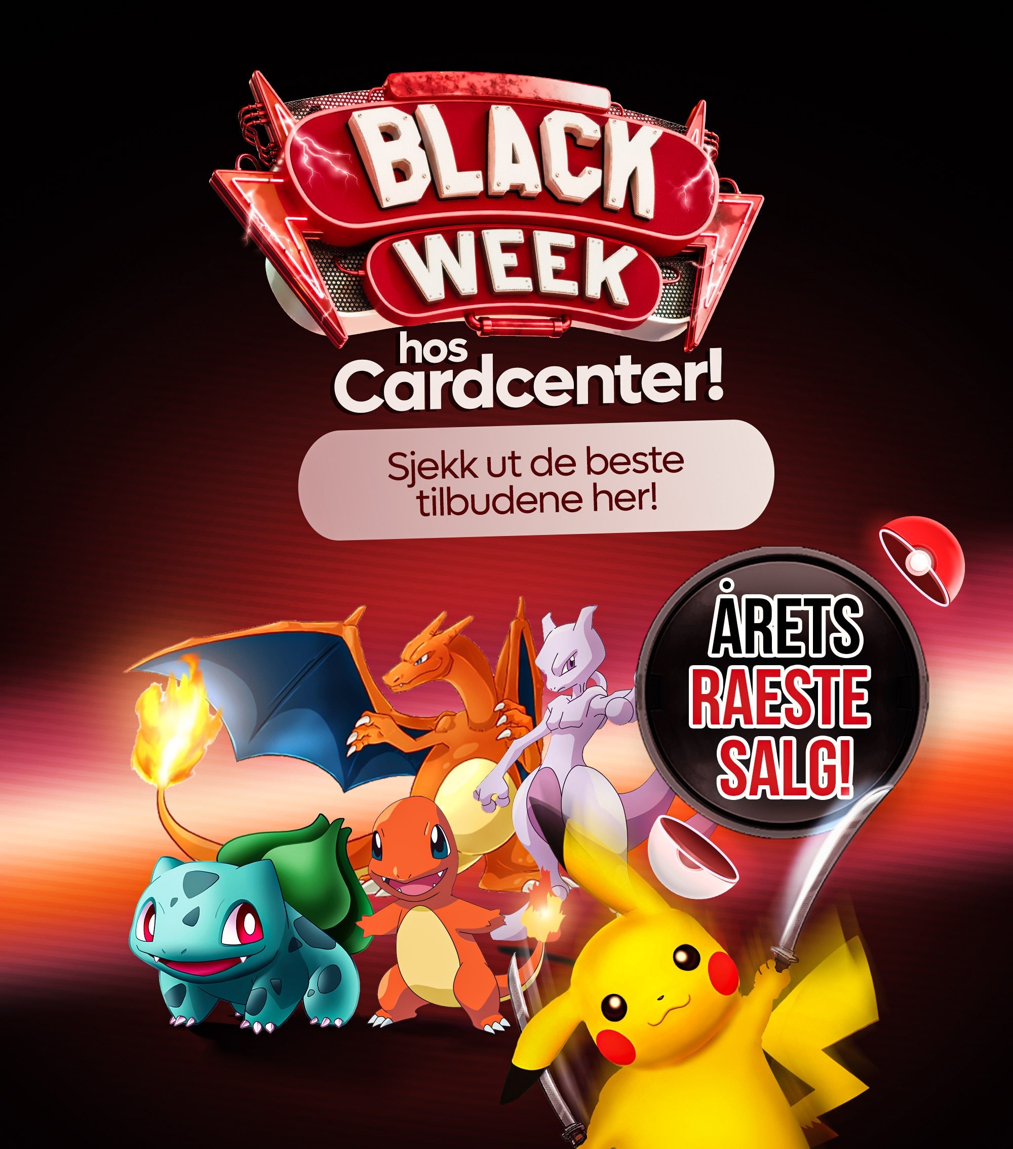 Cardcenter.no - Se alle Black Friday tilbudene her! Pokemon