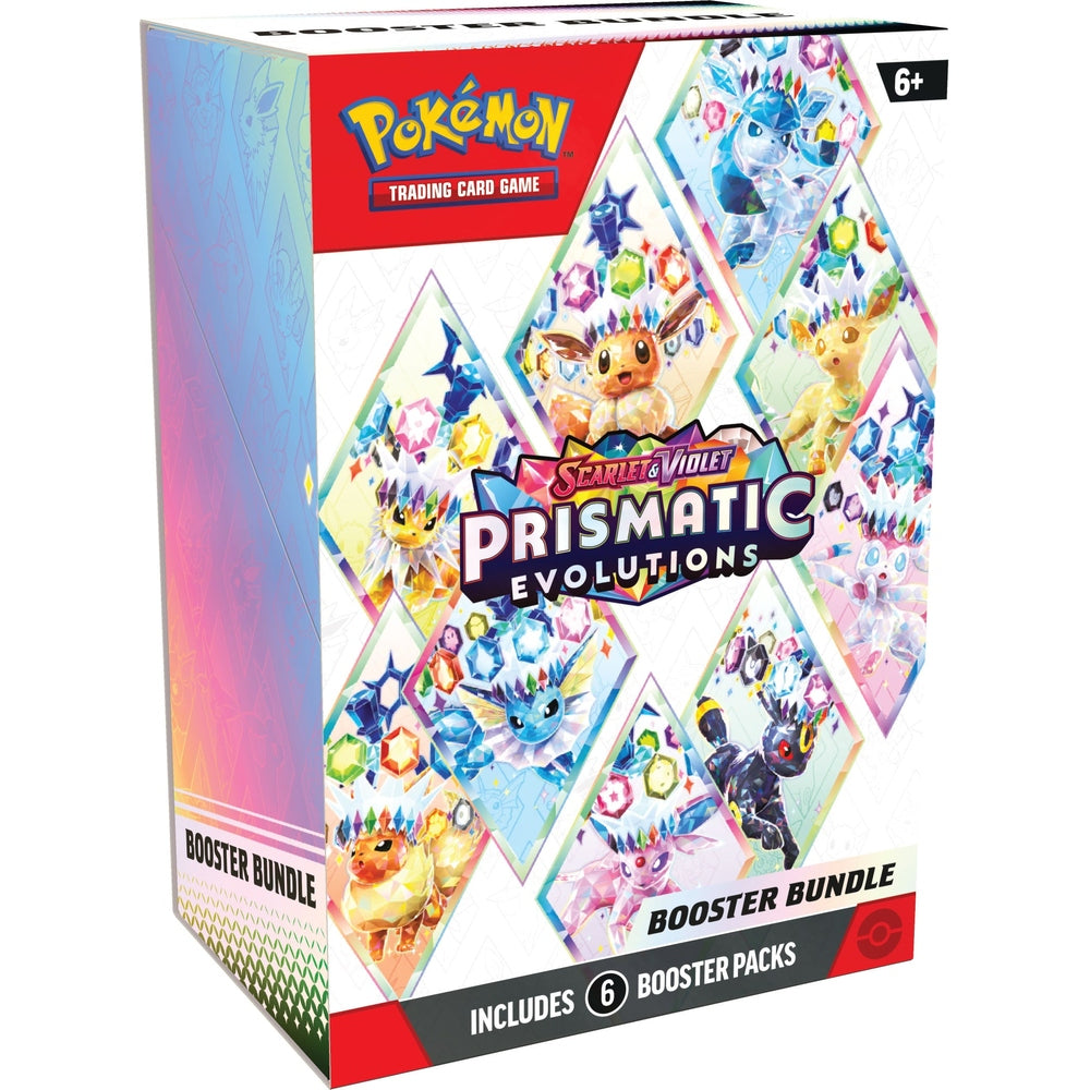 Pokemon Prismatic Evolutions Booster Bundle Display