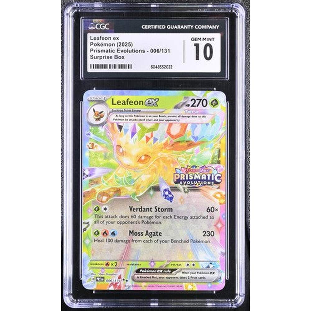2025 Leafeon ex - Prismatic Surprise Box | CGC 10 | 006/131