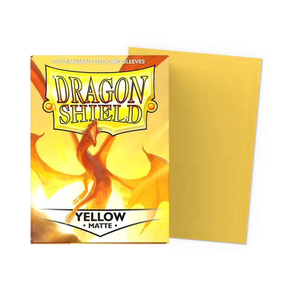 Dragon Shield - Yellow Matte x 100